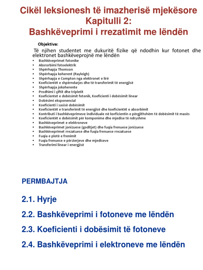 Bashkeveprimi I Rrezatimit Me Lenden | PDF