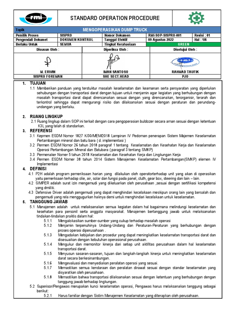 Sample Sop-Rmi-Sispro | PDF