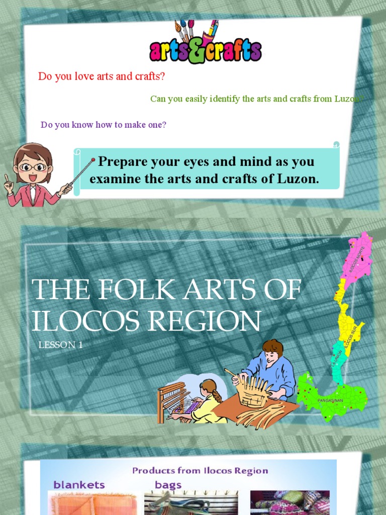Ilocos Region Folk Arts and Crafts | PDF | Decorative Arts