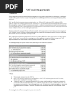 VAT on Customer Down-Payment in SAP | PDF | Value Added Tax | Payments
