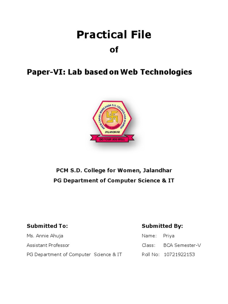 Priya File | PDF | Html Element | Html