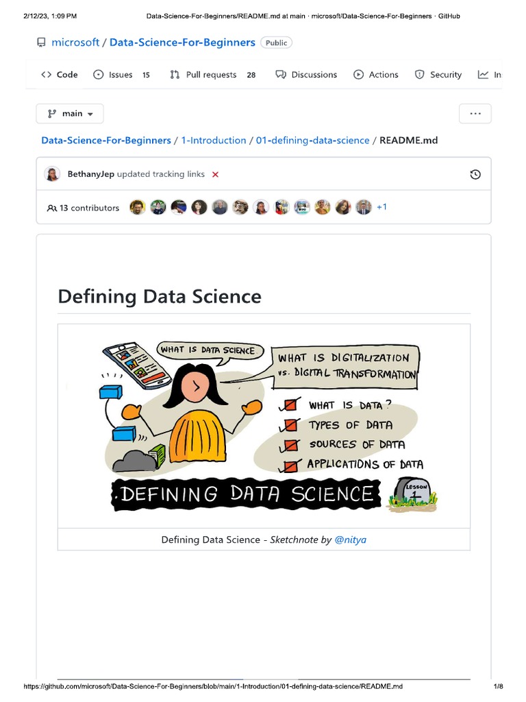 Microsft Data Science Lesson 1 Pdf 