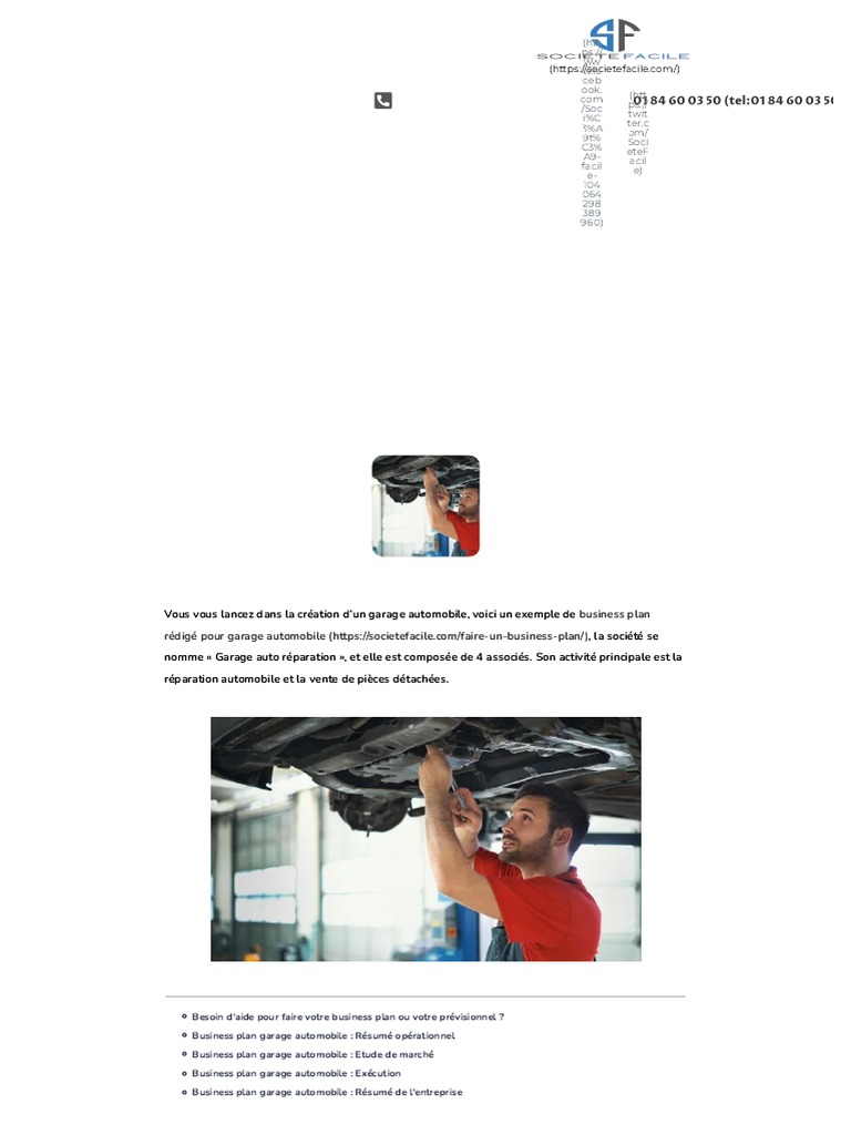 Garage Automobile | PDF | Voitures | Sodles