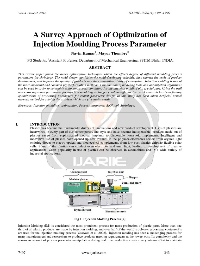 Analysis of Injection Moulding Machine Process | PDF | Simulation | Mathematical Optimization