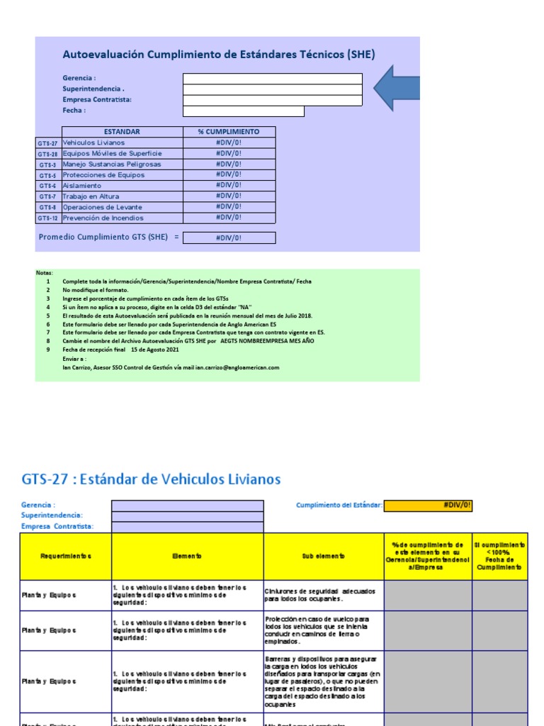 Planilla AutoEval GTS 27-28-3-5-6-7-8-12 | PDF | Peatonal | Neumático
