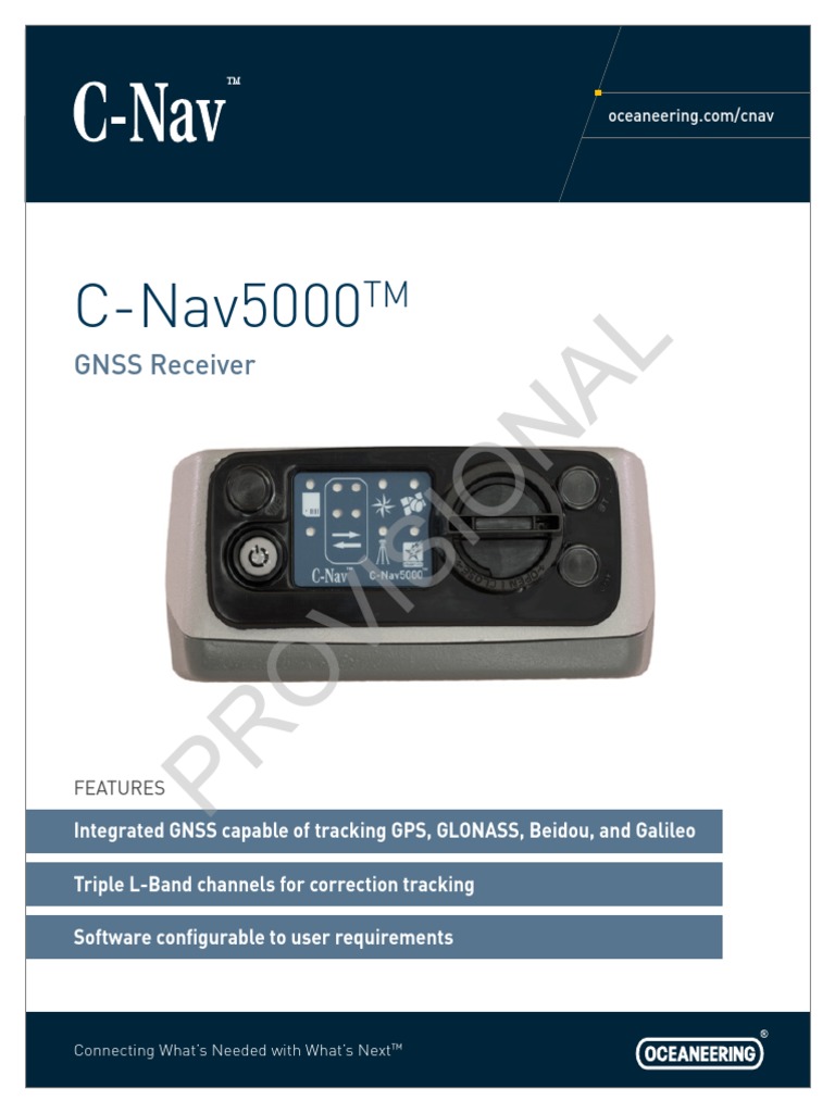 C Nav C Nav5000 | PDF