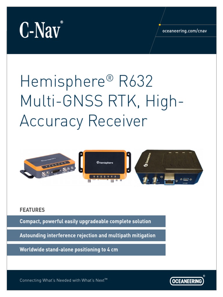 C Nav Hemisphere R632 | PDF | Global Positioning System | Ultra High ...