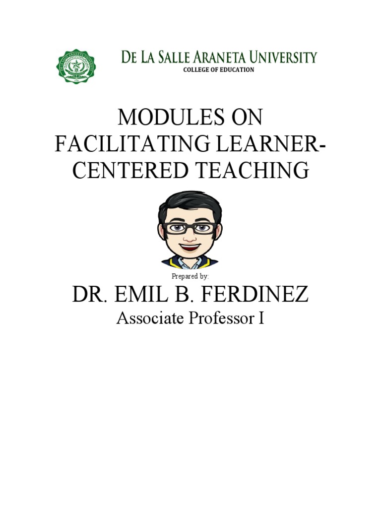 Modules On Facilitating Learner-Centered Teaching: Associate Professor I | PDF | Learning ...