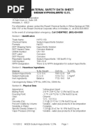 SDS - Sodium - Hypochlorite - Brenntag PDF | PDF | Ammonium | Chlorine