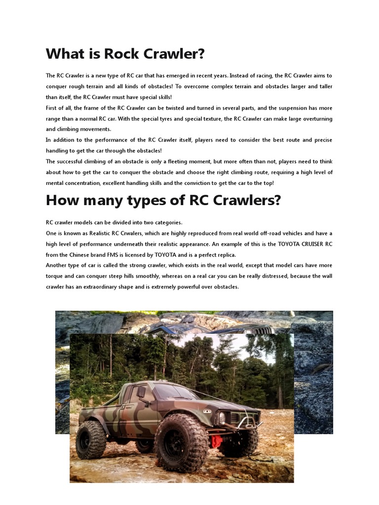 What Is Rock Crawler RC | PDF