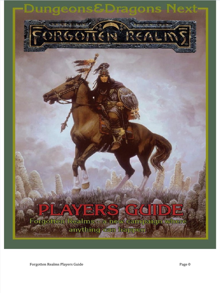 Adnd 2nd Ed Edition Campaign Players Guide | Download Free PDF | Dwarf ...