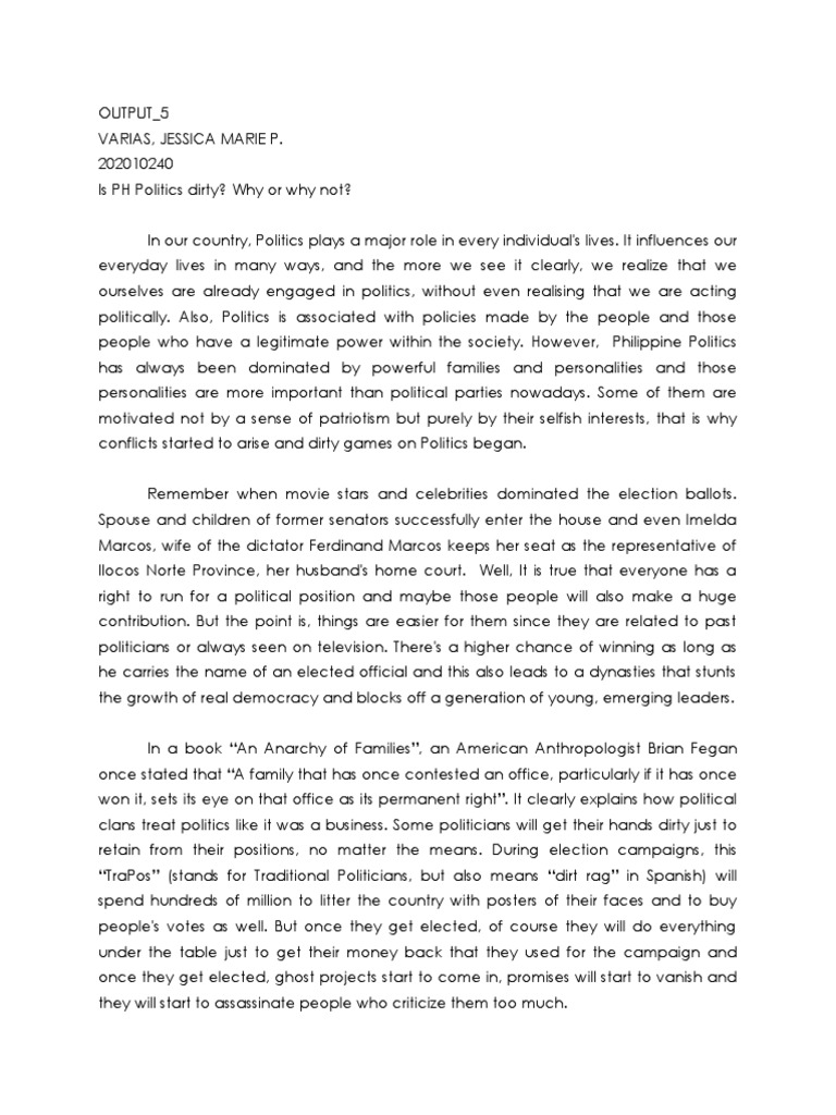 is-ph-politics-dirty-why-or-why-not-pdf-philippines