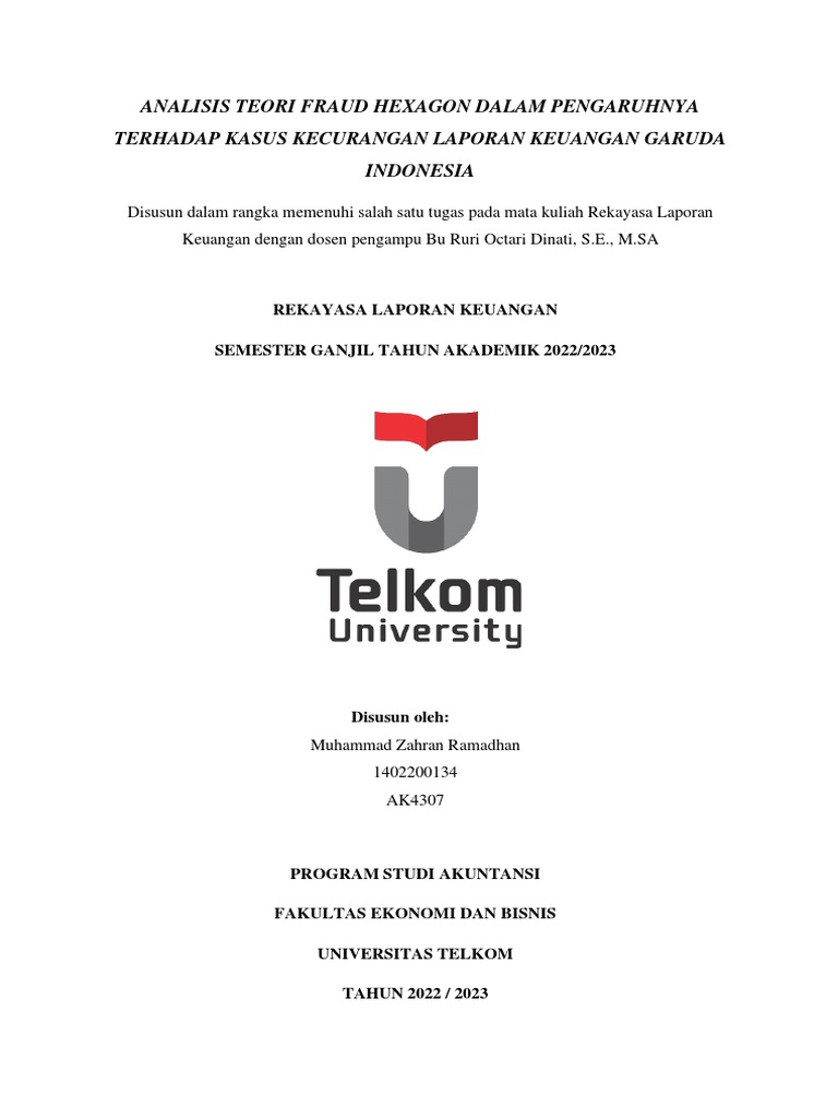 Tugas Outlier Penelitian Rekayasa Laporan Keuangan | PDF | Karier & Perkembangan | Pengelolaan ...