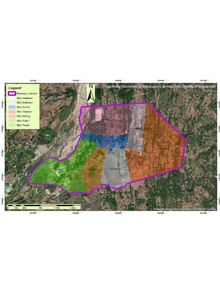 Labney, San Jacinto, Pangasinan Basemap UNOFFICIAL | PDF