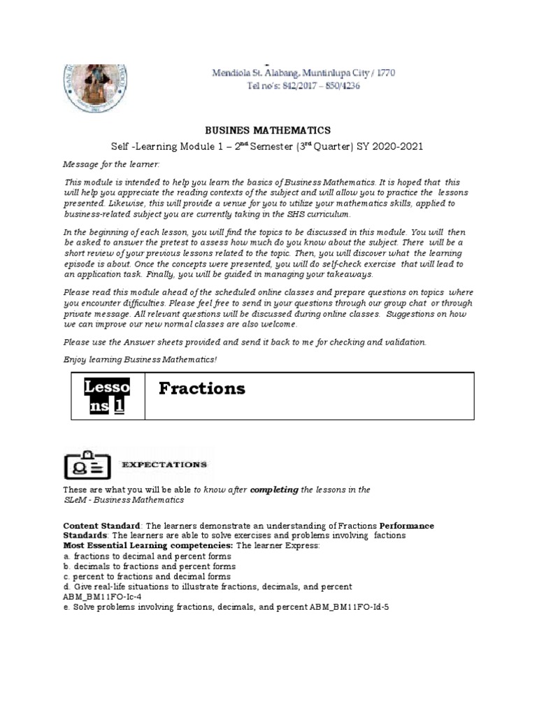 Converting Fractions and Decimals | PDF | Mathematical Notation | Mathematics