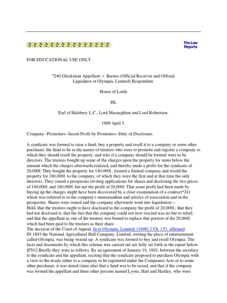 Gluckstein V Barnes | PDF | Prices | Mortgage Loan