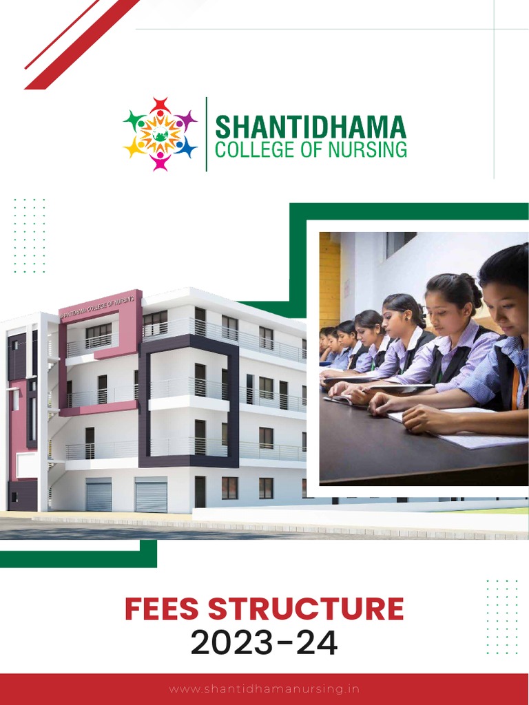 Shantidhama New Fee Structure 2023-24 | PDF