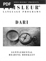 Dari Alphabet Guide and Pronunciation | PDF