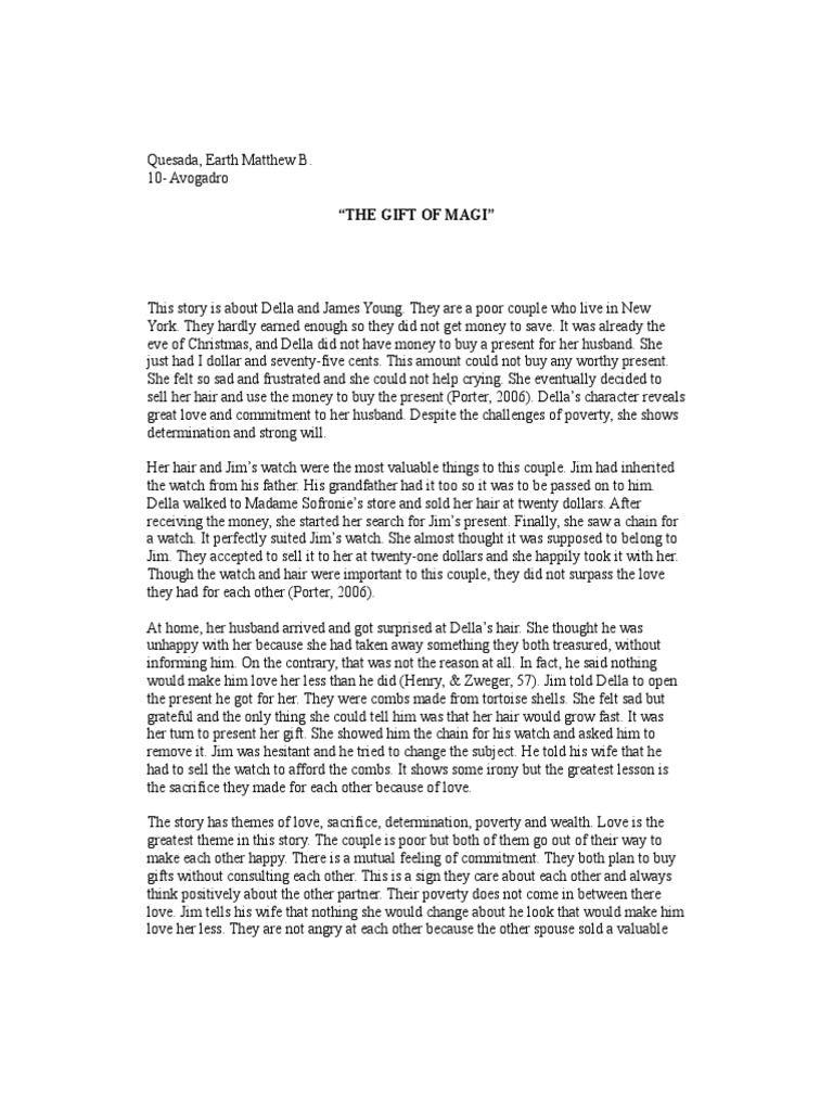 The Gift of Magi | PDF | Biblical Magi