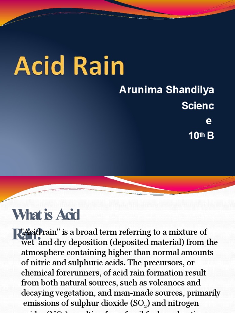 Arunima Shandilya Scienc e 10 B | PDF | N Ox | Sulfur Dioxide