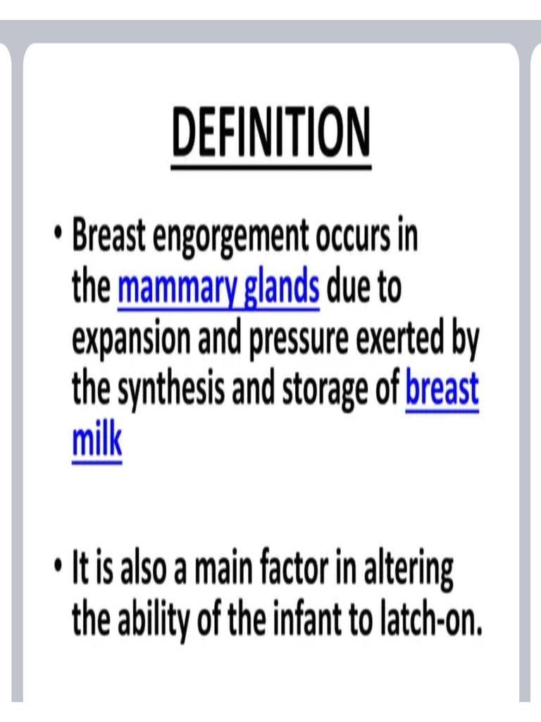 Breast Engorgement | PDF