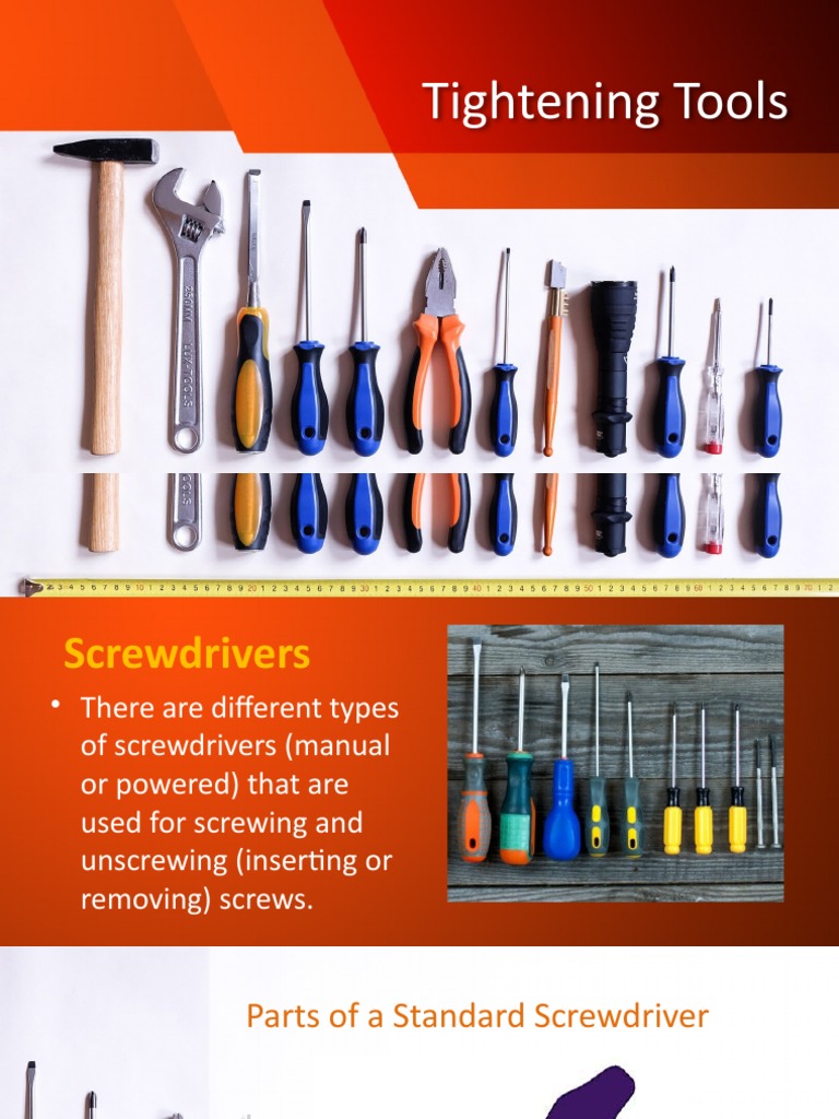 Tightening Tools | PDF | Screw | Machines