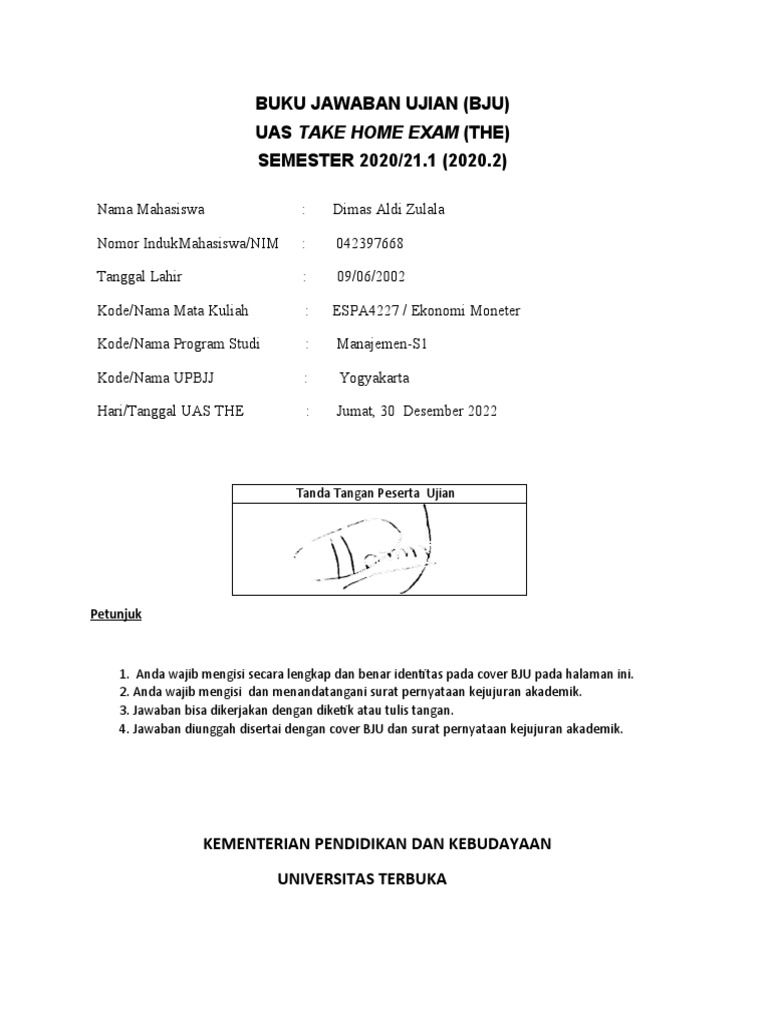 Bju Ekonomi Moneter | PDF | Pengelolaan Keuangan & Uang