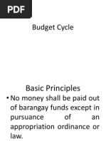 Barangay Budget | PDF | Appropriation (Law) | Budget