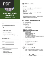 Resume Format - Reading and Writing | PDF