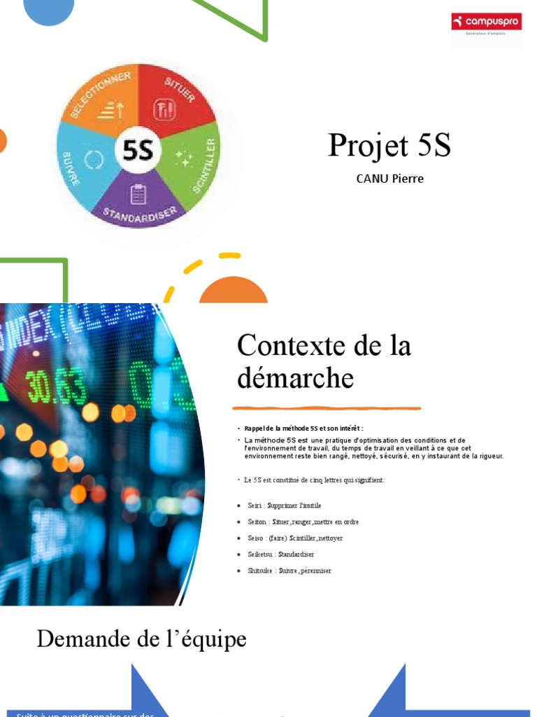 Optimisation par la méthode 5S | PDF