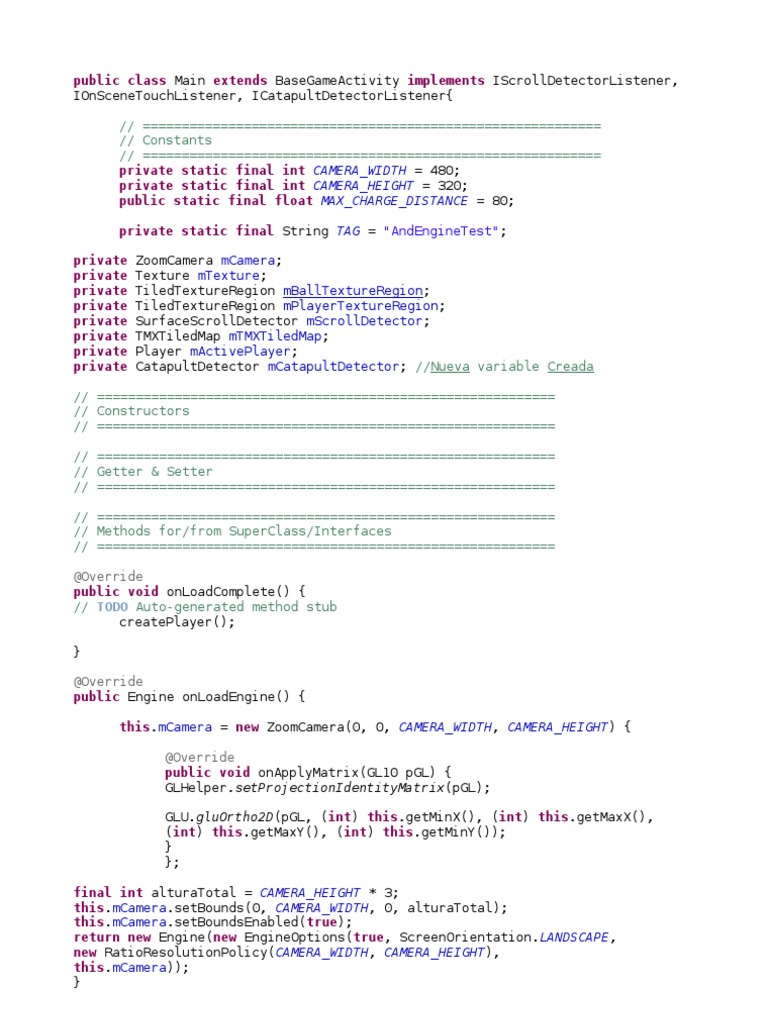 Android Game Development with Catapult Mechanics | PDF | Formalism (Deductive) | Software ...