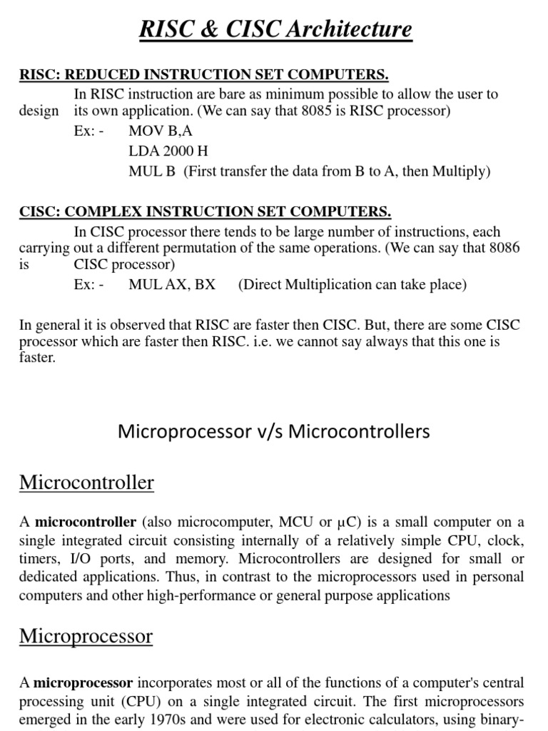 ECE 310 22232 Unit III | PDF | Microprocessor | Microcontroller