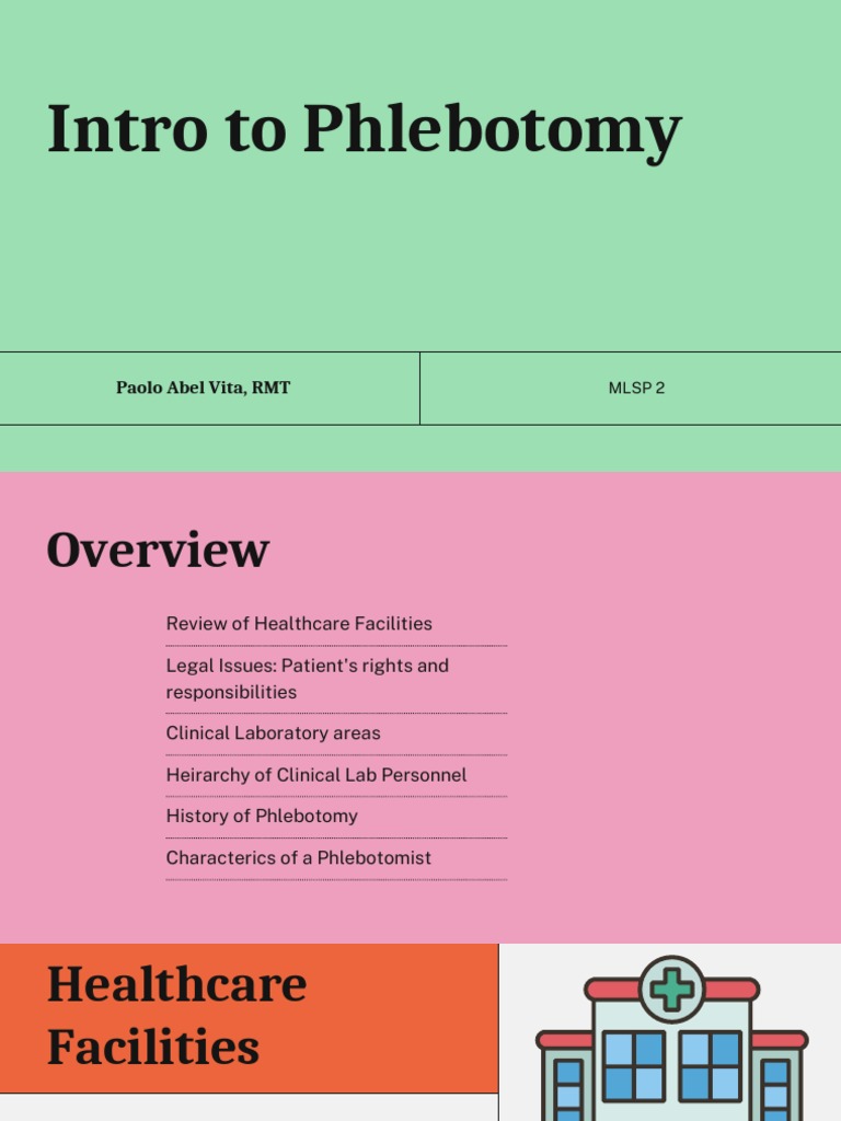 Intro To Phlebotomy | PDF | Health Care | Health Sciences