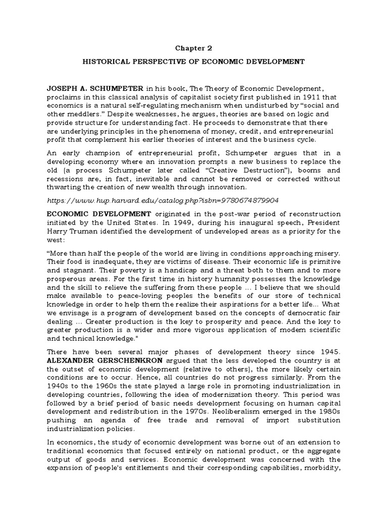 Economic Development: Historical Insights | PDF | Economic Development ...