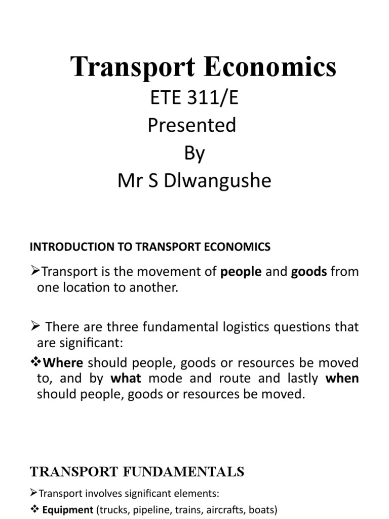 ETE 311 2023 Lecture 1 Slides | PDF