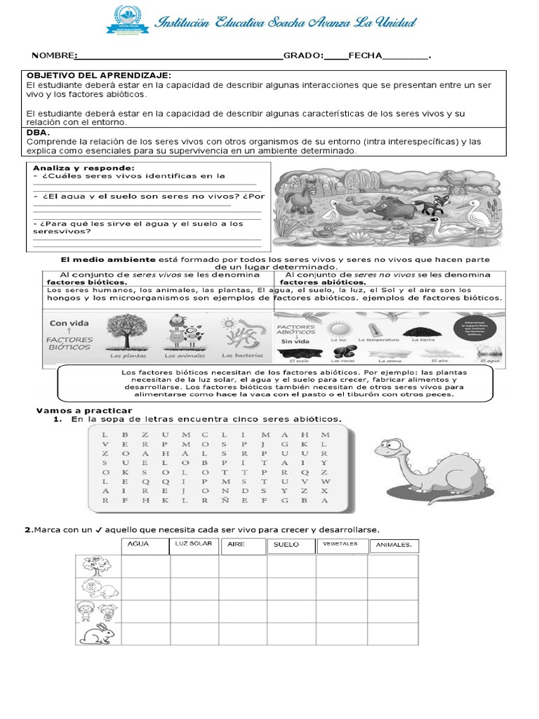 CIENCIAS NATURALES GRADO TERCERO Ya Areglada | PDF