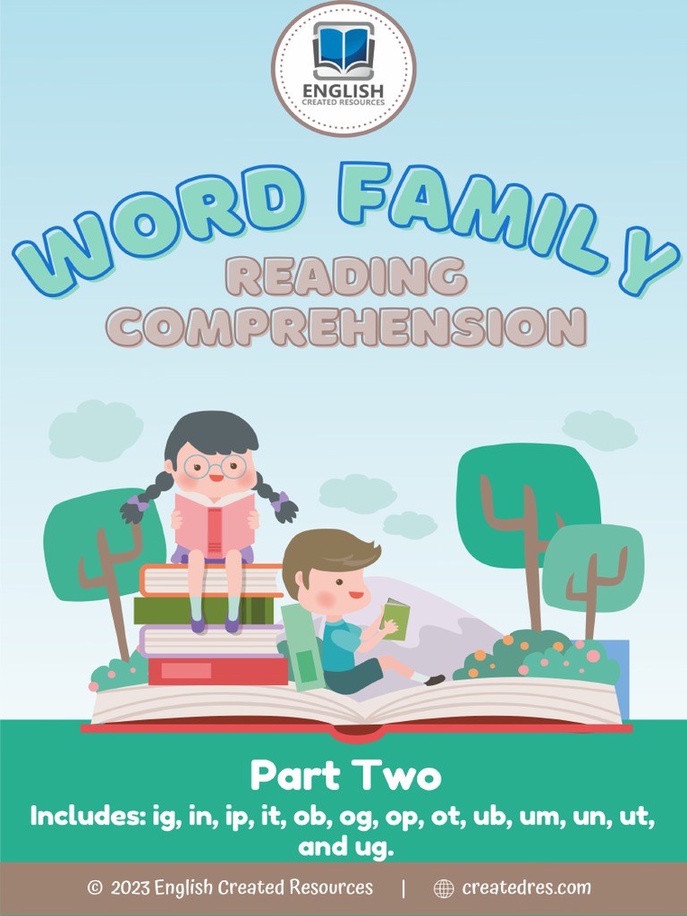 Word Family Reading Comprehension Part 2 | PDF