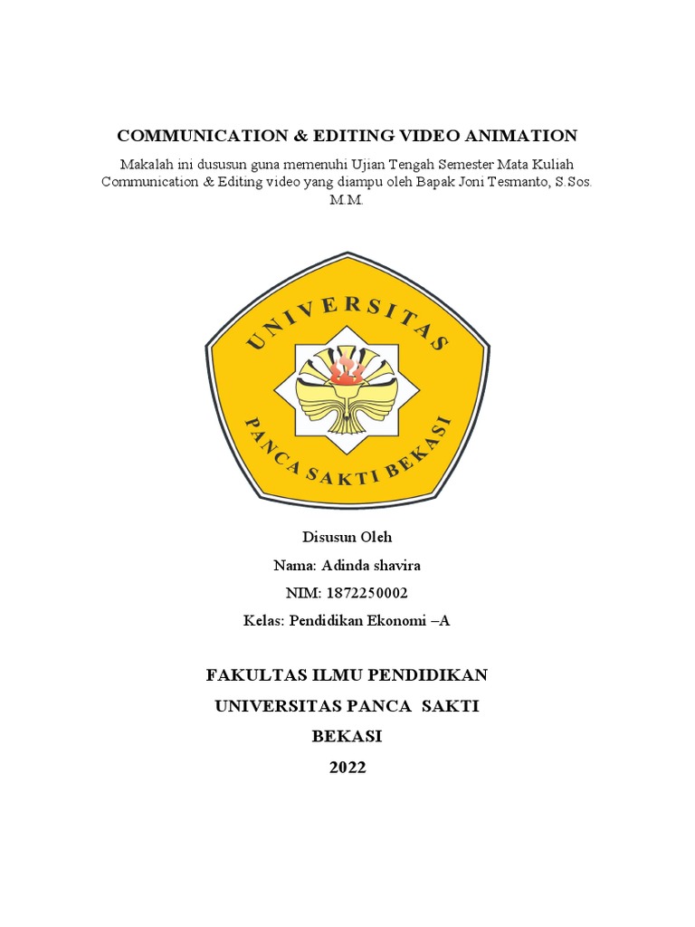 tugas uts communication | PDF