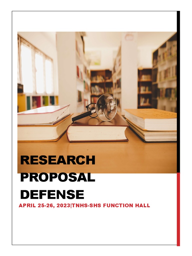 Research Proposal Defense Overview | PDF