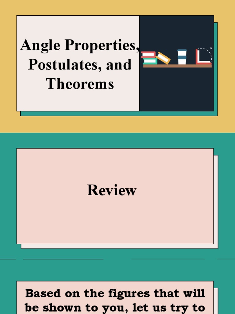 Angle Theorems and Postulates Overview | PDF | Classical Geometry ...