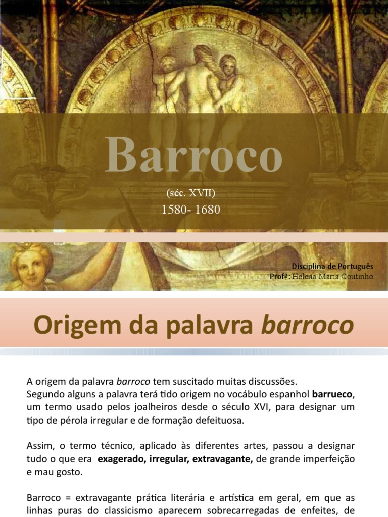 Barroco Slides 2 | PDF | Barroco | Renascimento