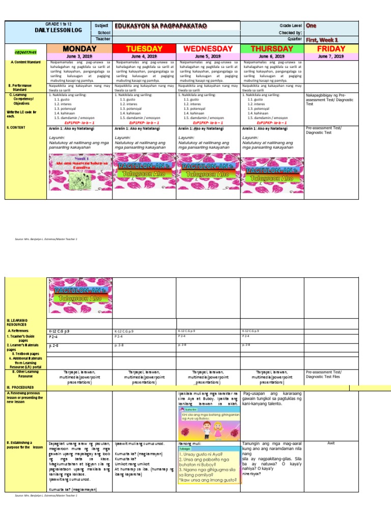 ESP DLL Samples and Demonstration Assessment Rubric | PDF