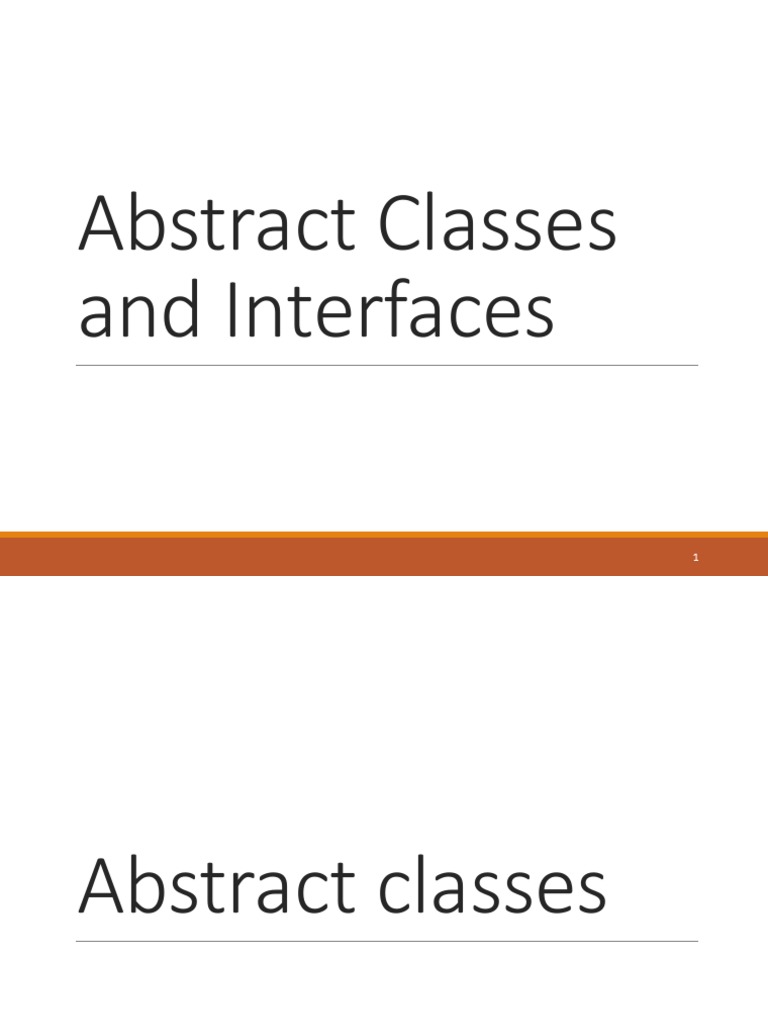 Chapter6 Oop Part4 Interfaces Pdf Class Computer Programming Method Computer Programming 