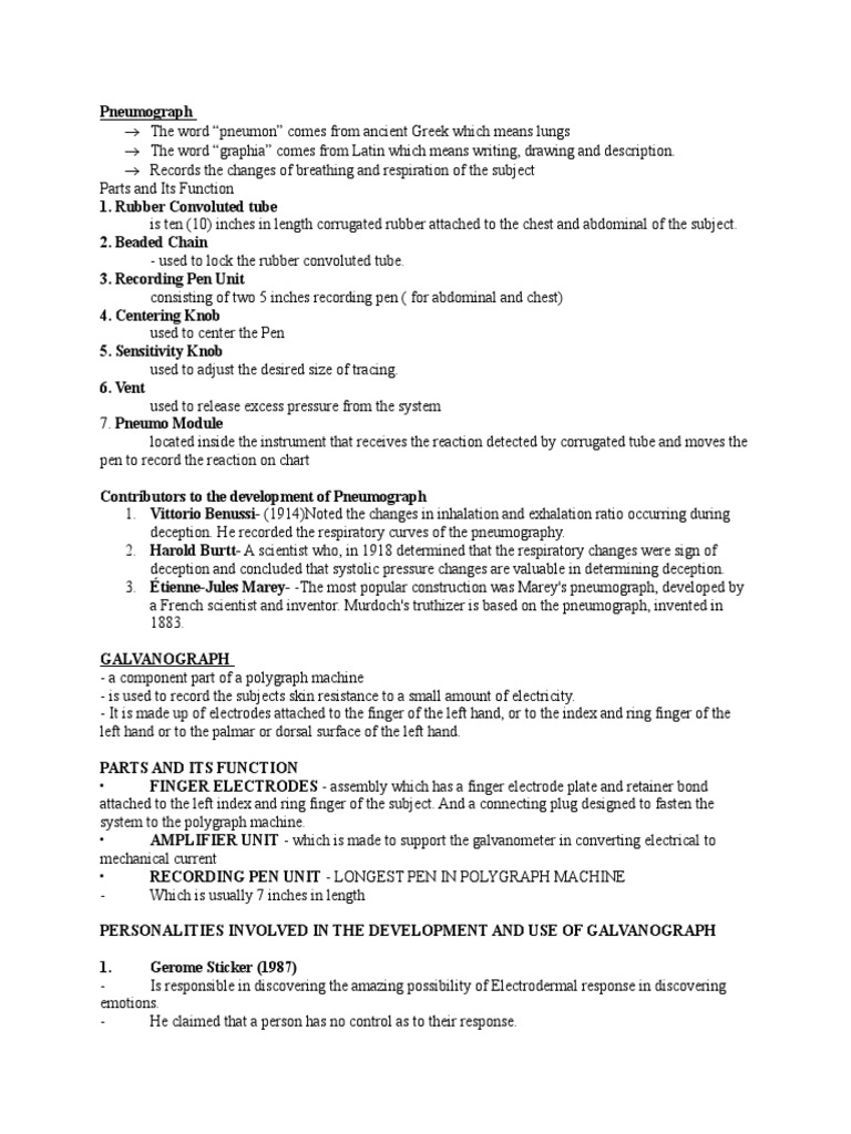 Reviewer (Reports in Polygraphy) | PDF | Polygraph | Physiology