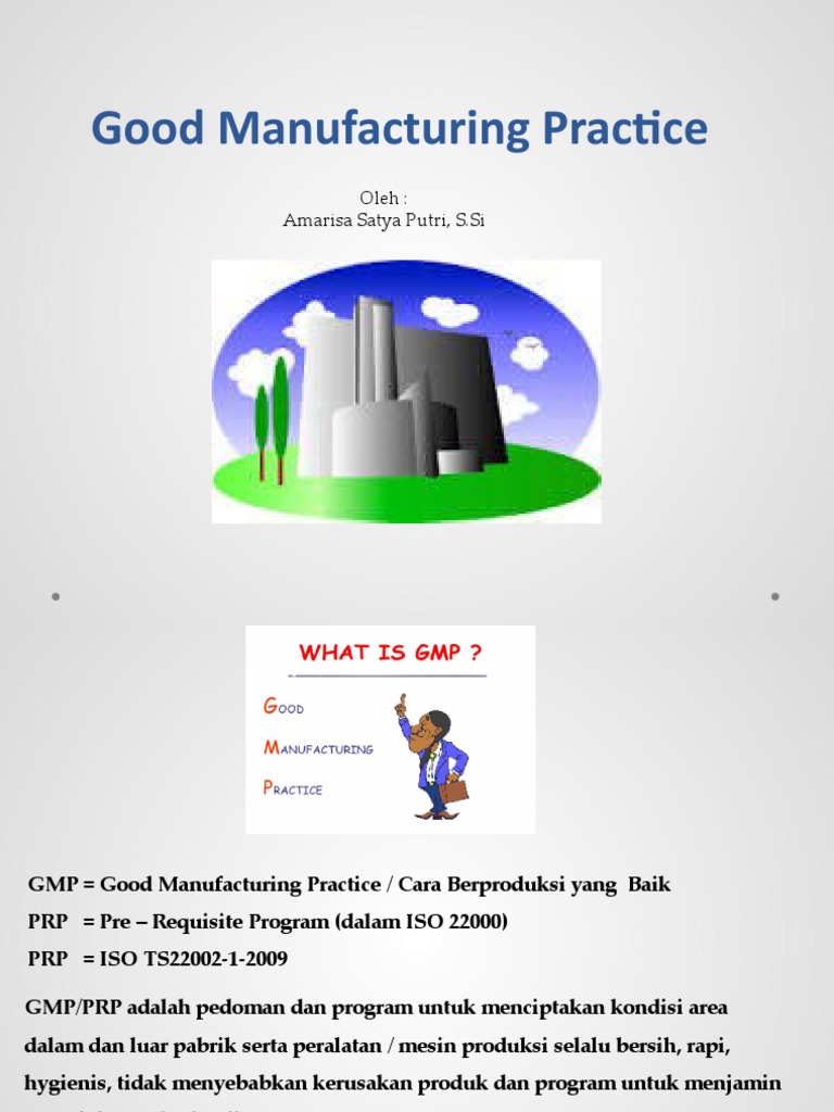 GMP Training | PDF | Teknologi & Rekayasa