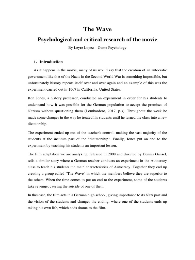 The Wave | PDF | Anarchy | Anarchism