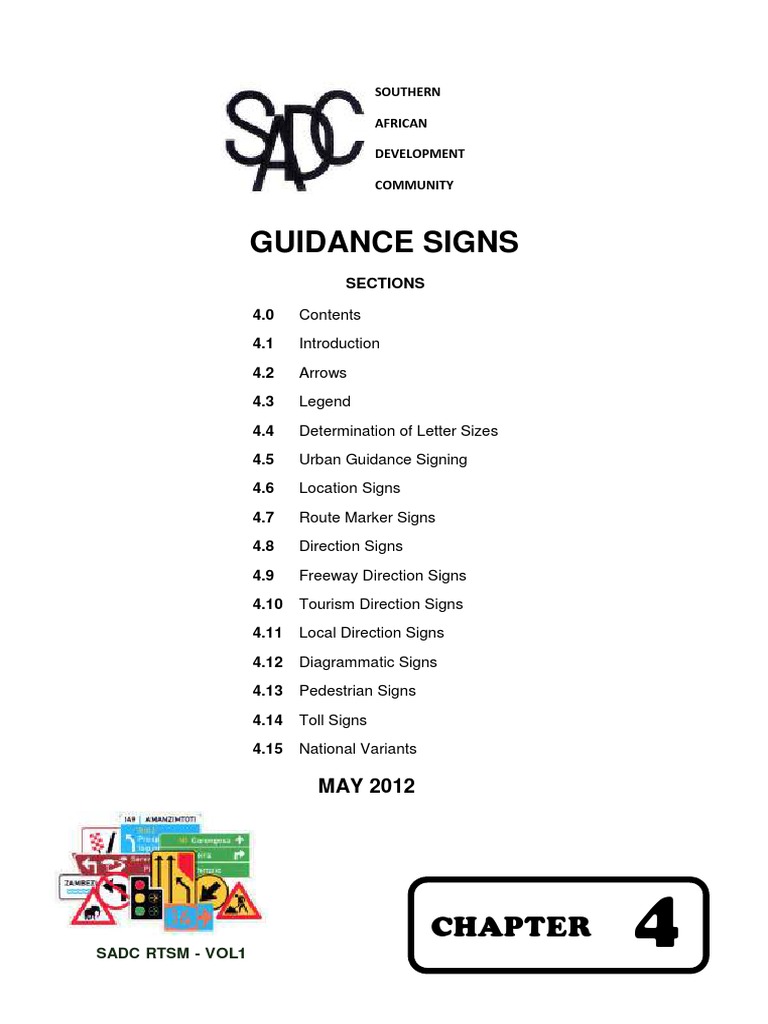 Guidance Signs | PDF | Controlled Access Highway | Traffic