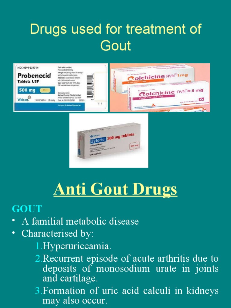 ANTI-GOUT DRUGS New11 | PDF