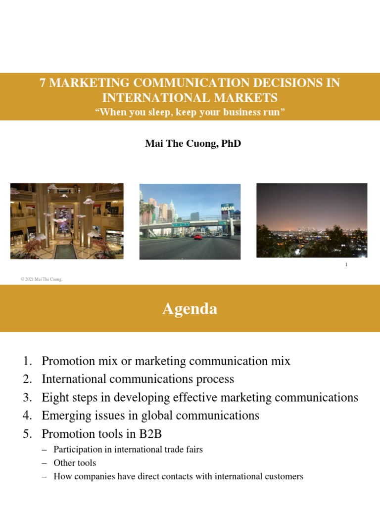 The Changing World of Global Communication | PDF | Marketing | Sales