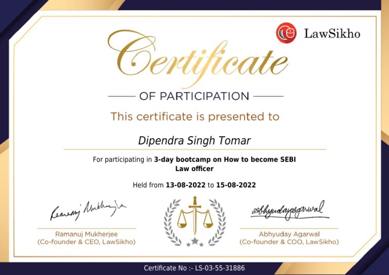 Bootcamp Certificate | PDF